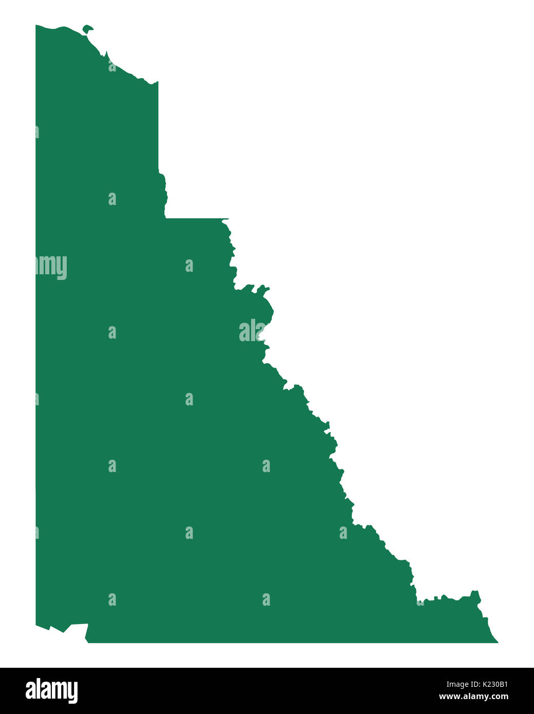 Map of Yukon Stock Photo - Alamy