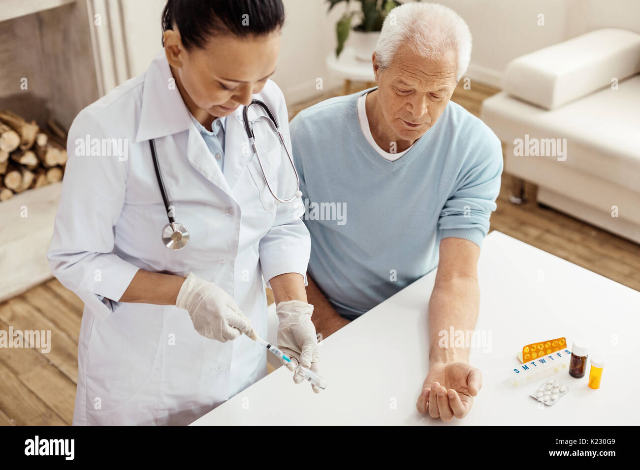 Help support injection hi-res stock photography and images - Alamy