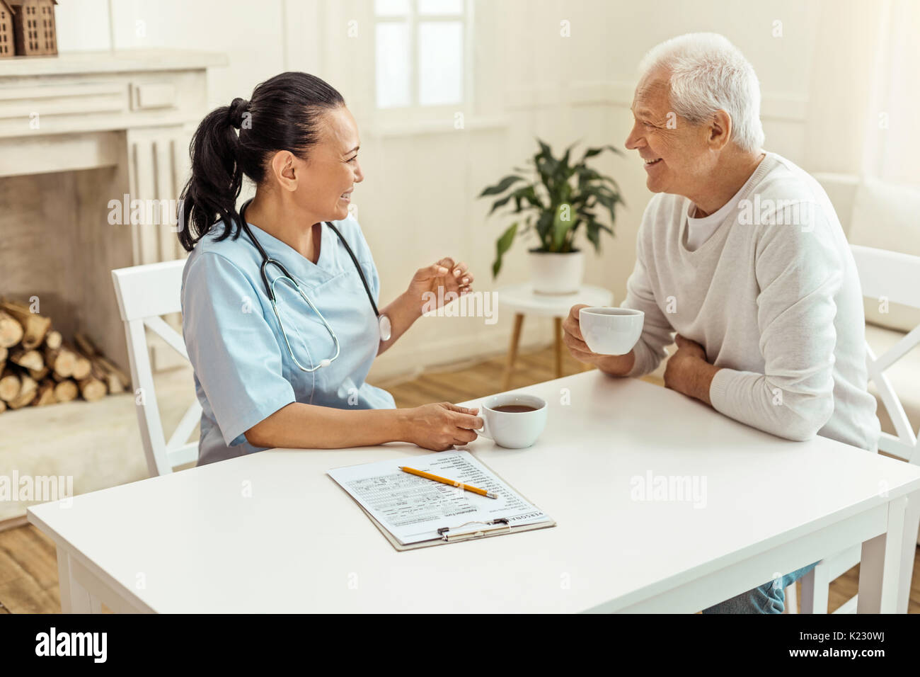 Happy nurse hi-res stock photography and images - Alamy