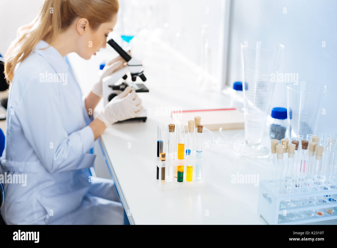 Charming scientist hi-res stock photography and images - Alamy
