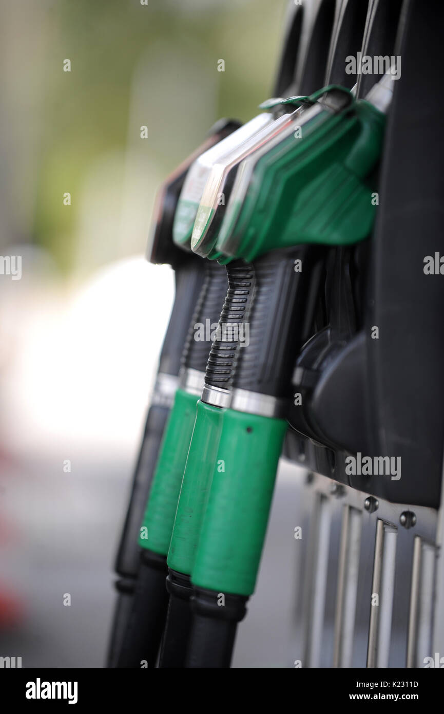 diesel/ gas station Stock Photo - Alamy