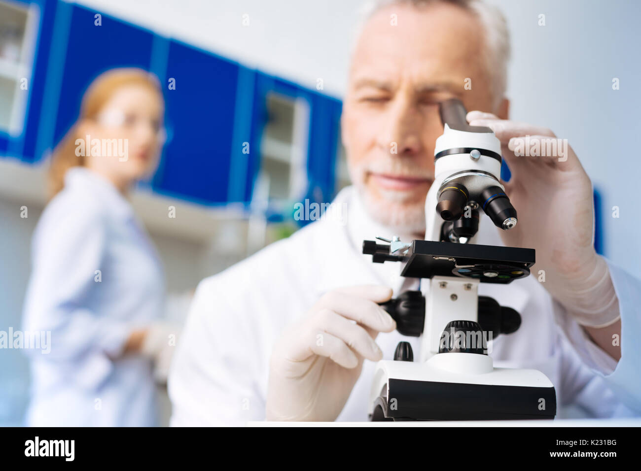 Examination experiment hi-res stock photography and images - Alamy