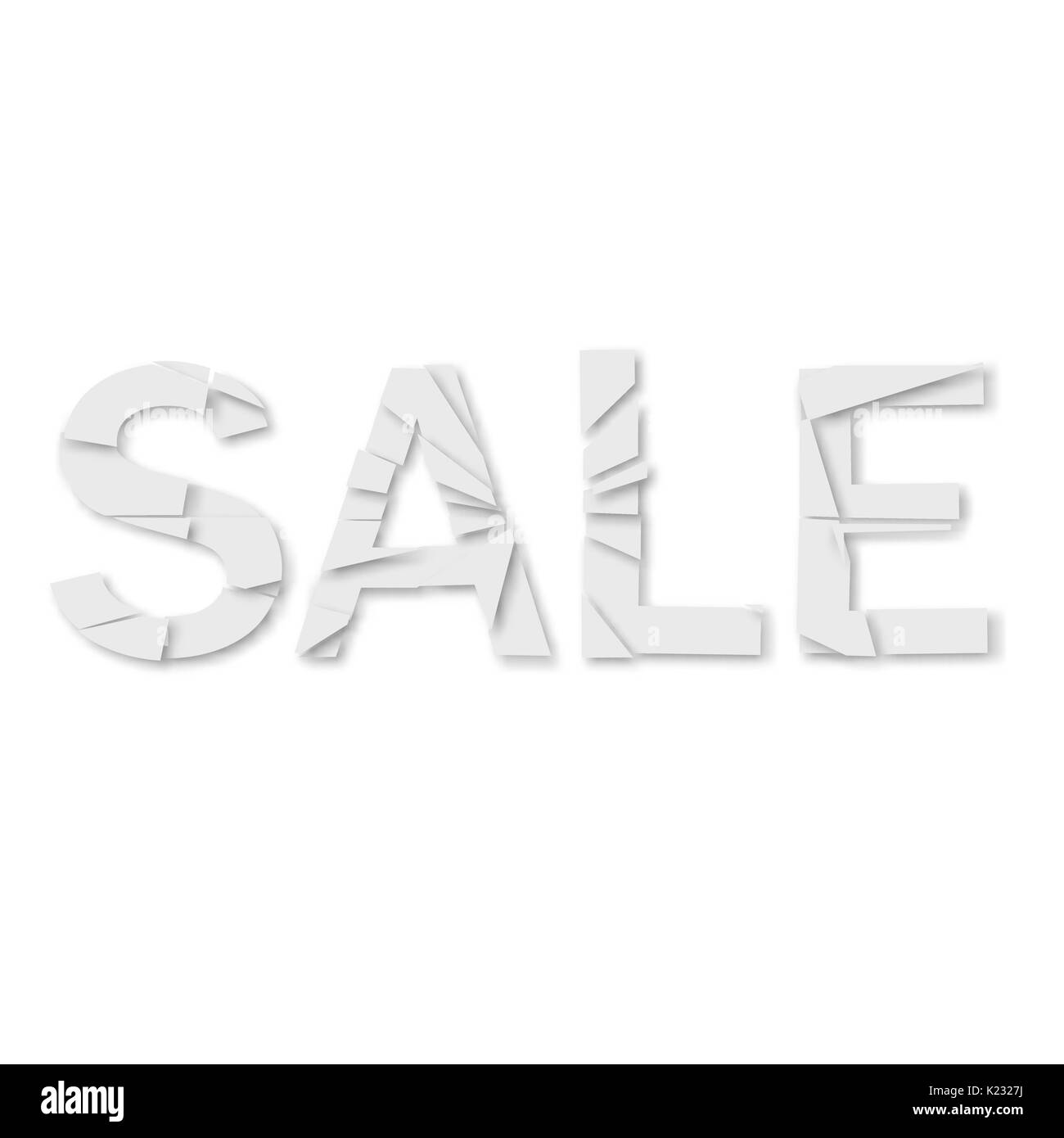 Reflection sale sign in Stock Vector Images - Alamy