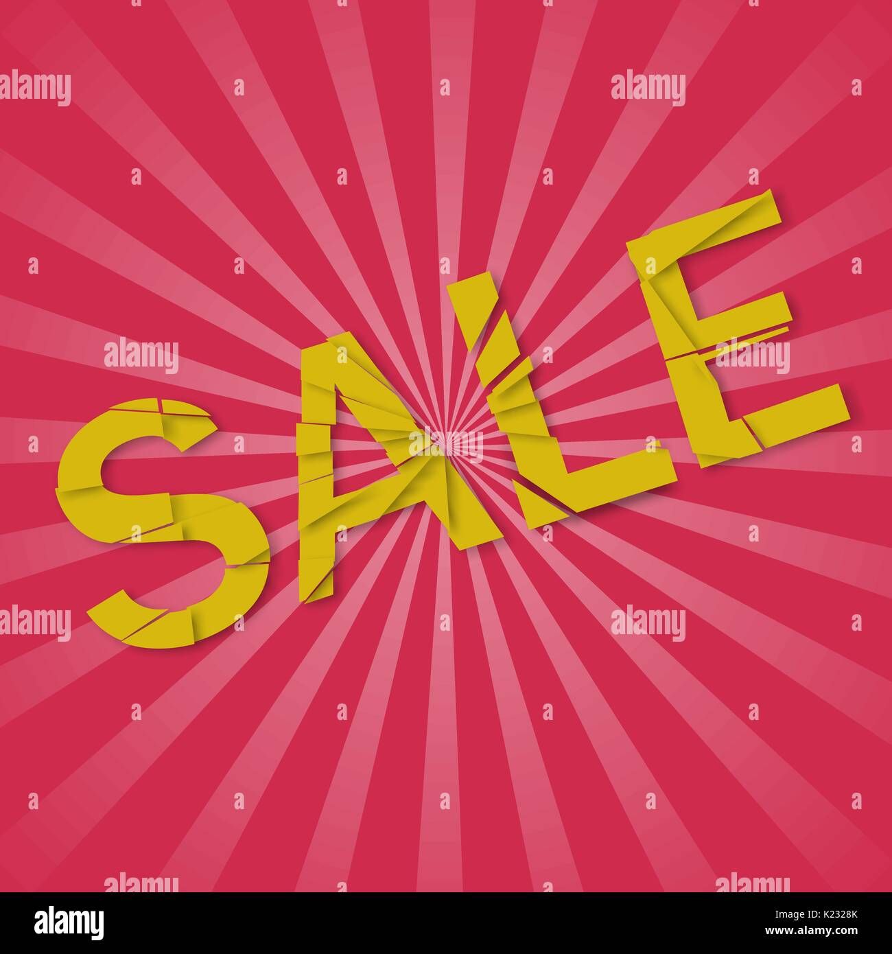 Reflection sale sign in Stock Vector Images - Alamy