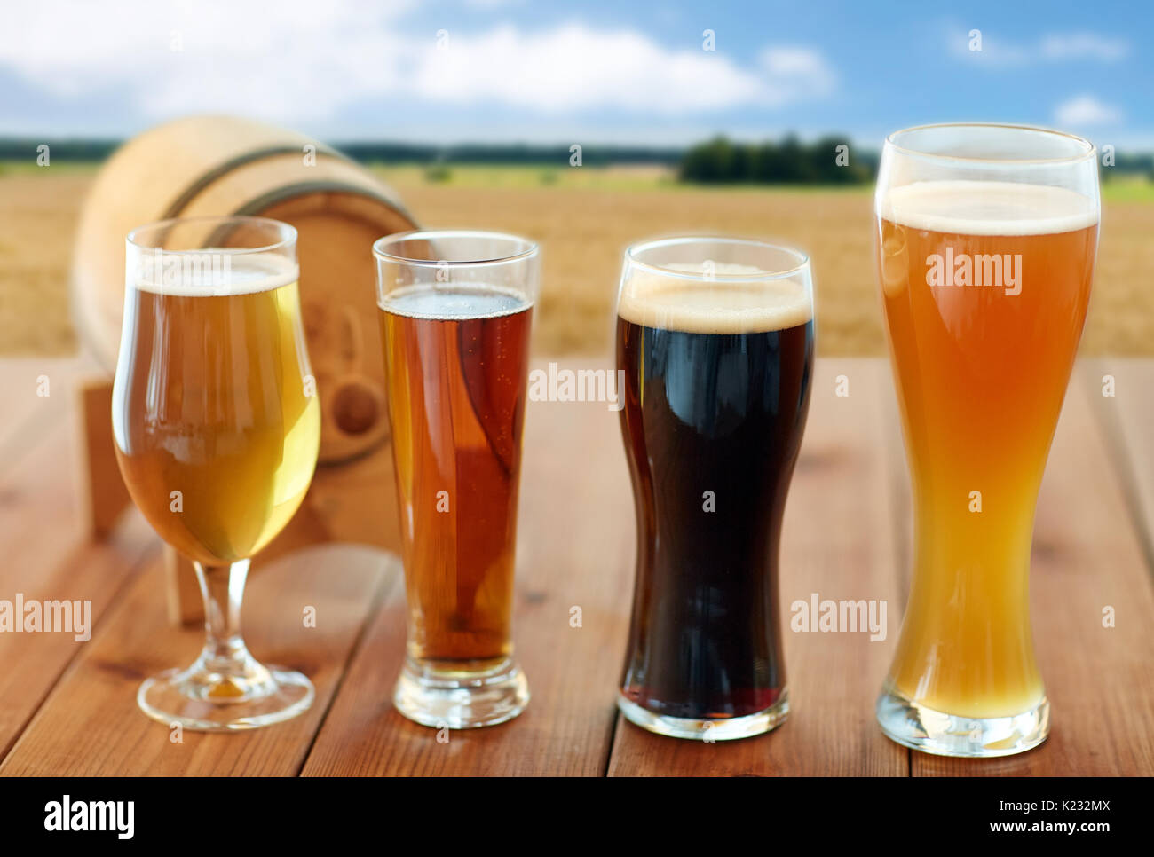 Beer types hi-res stock photography and images - Alamy