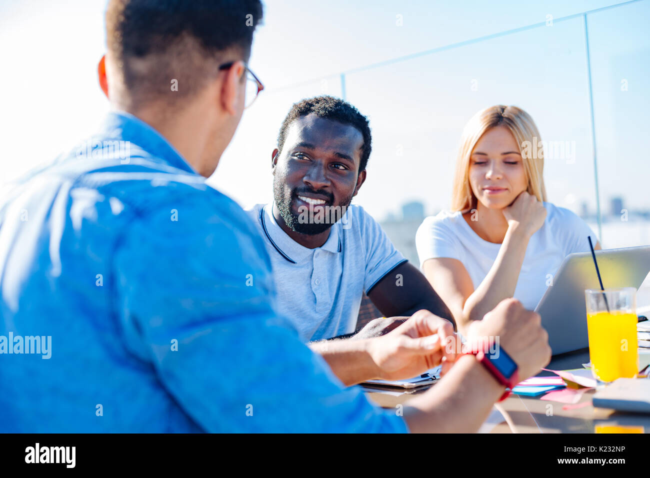 University people studying together in cafe Stock Photo - Alamy