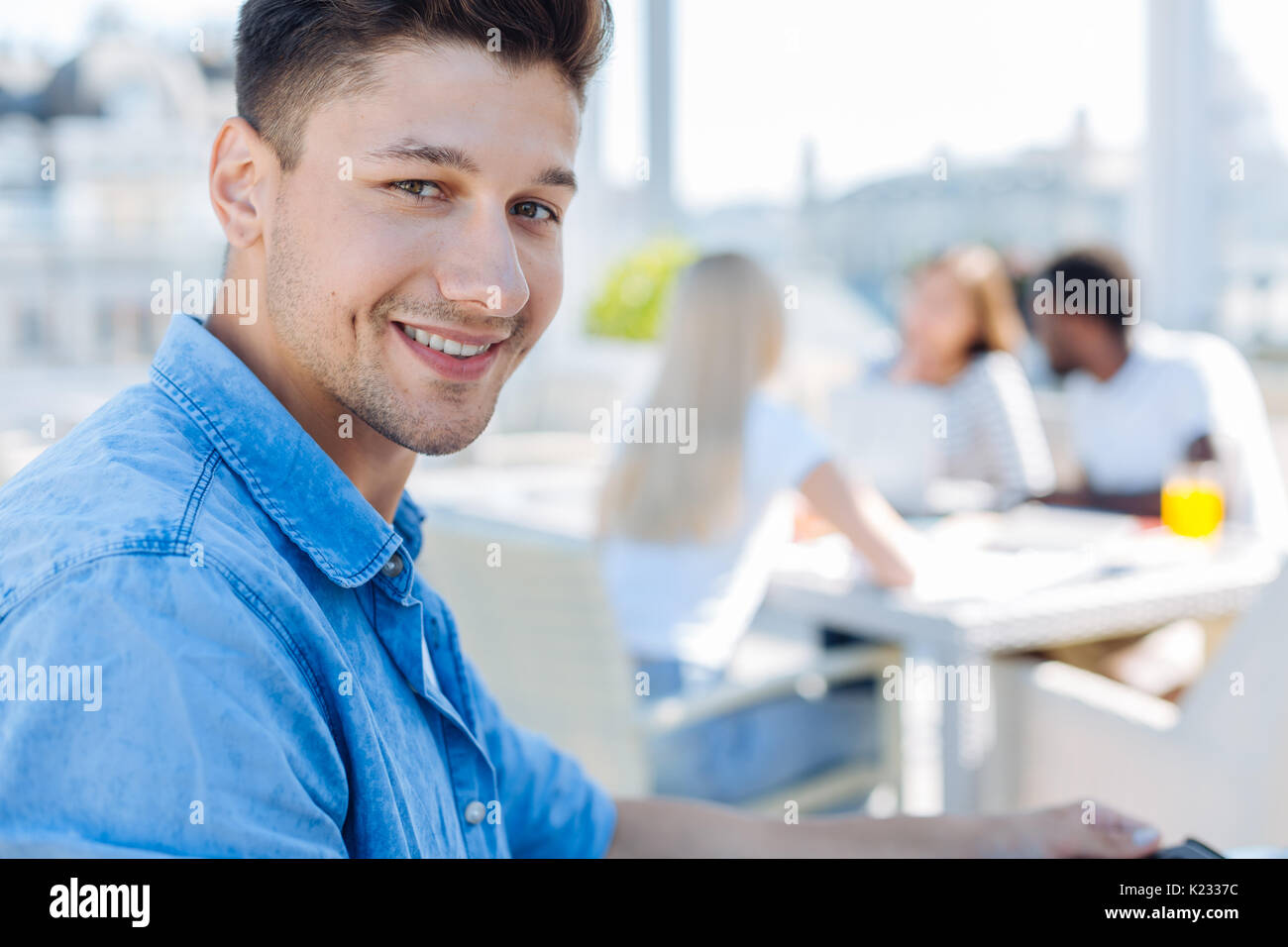 Handsome educated hi-res stock photography and images - Alamy