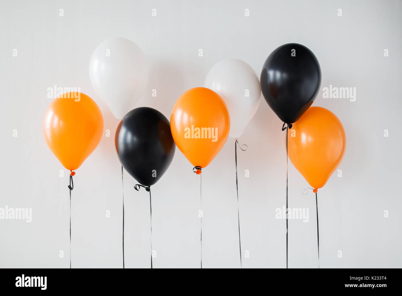 air balloons for halloween or birthday party Stock Photo - Alamy