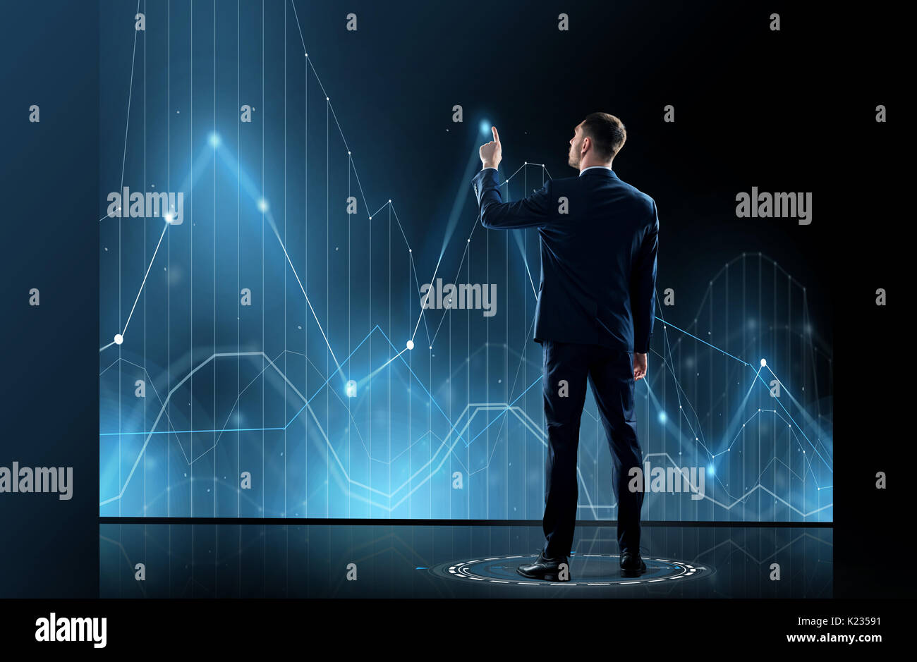 Virtual graph hi-res stock photography and images - Alamy
