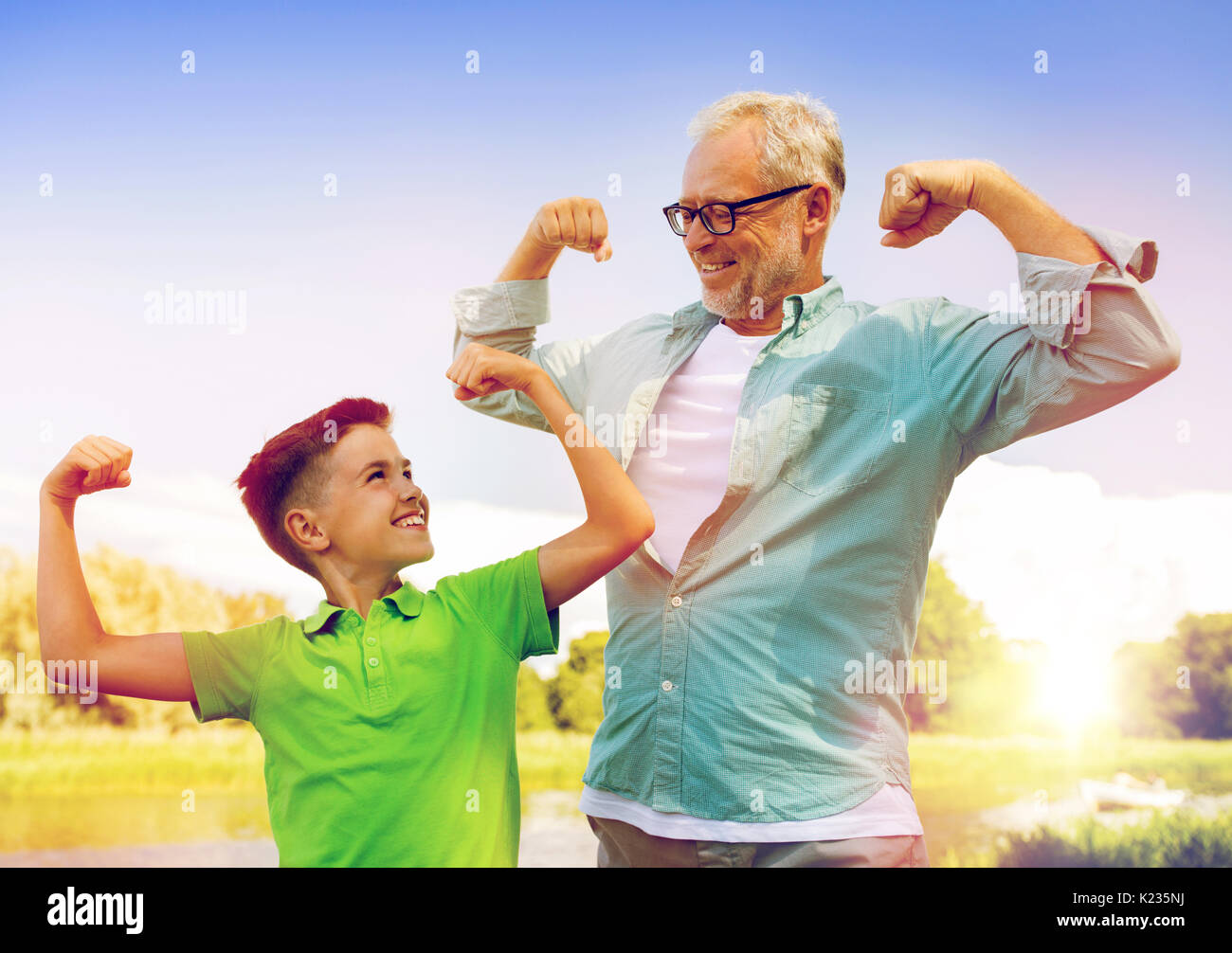 Muscle boy hi-res stock photography and images - Alamy
