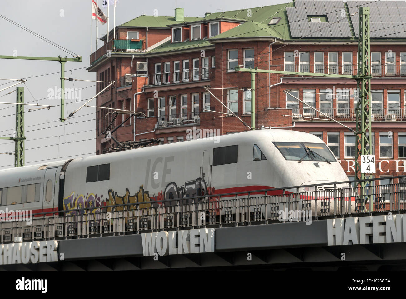The Inter City Express train in Hamburg, Germany Stock Photo - Alamy