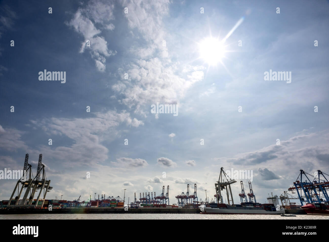 The docks in Hamburg, Germany Stock Photo - Alamy