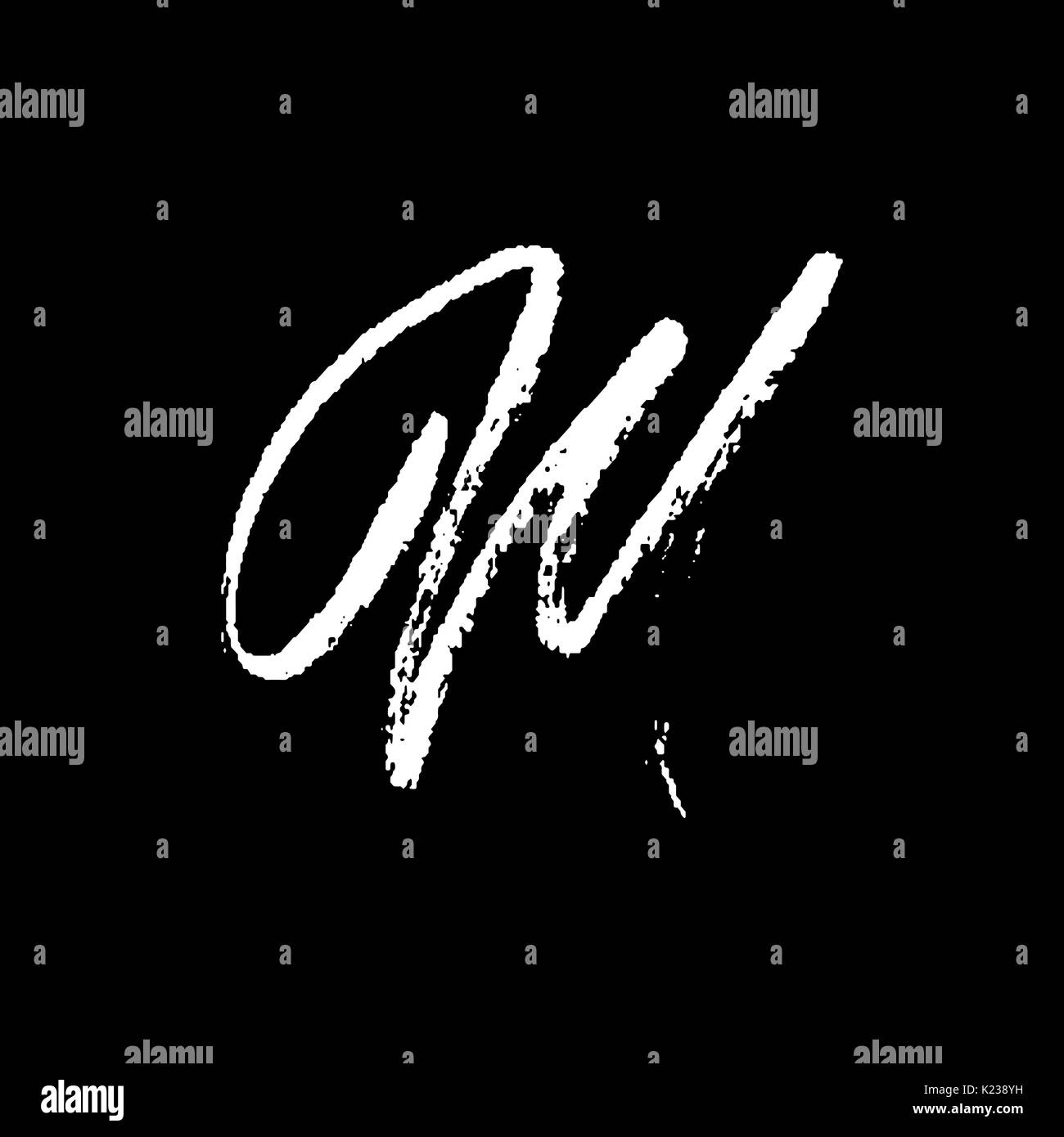 M scratch Stock Vector Images - Alamy