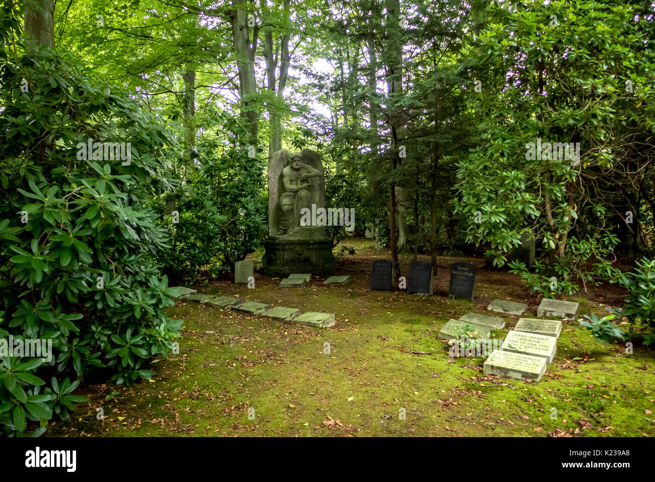 Ohlsdorf Cemetery in Hamburg, Germany Stock Photo - Alamy