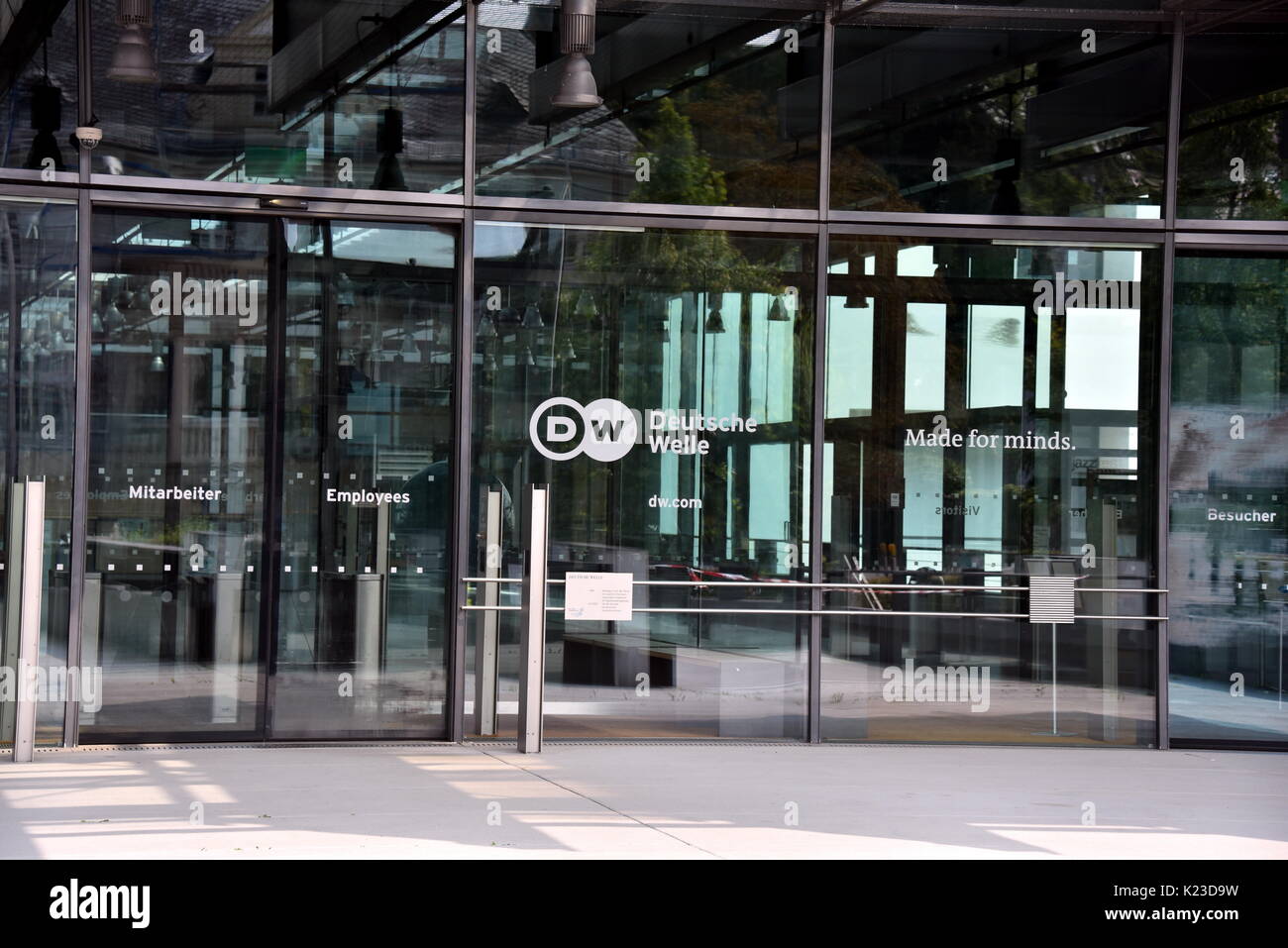 Bonn, Germany. 27th Aug, 2017. View of the offices of Deutsche Welle ...