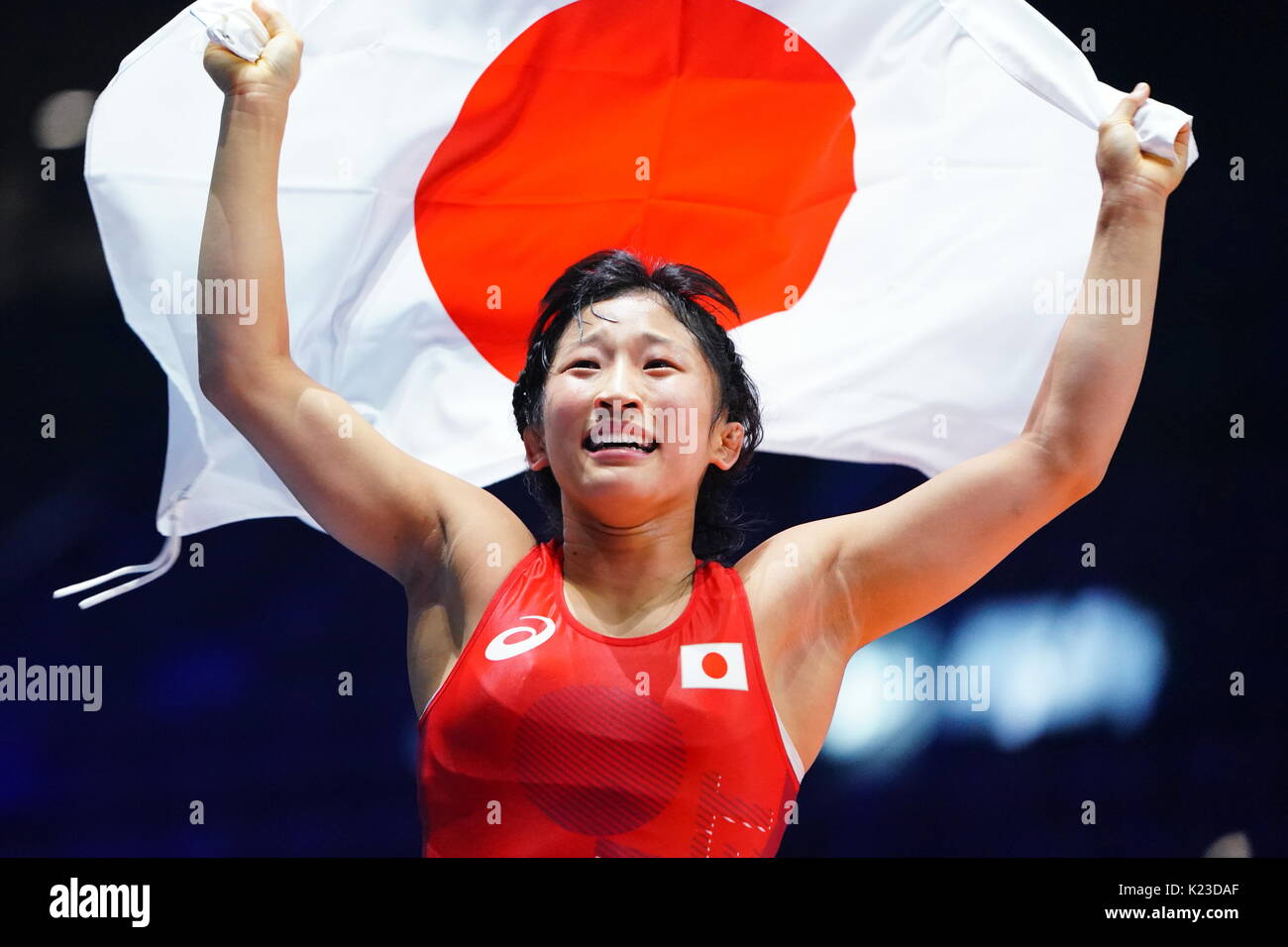 Paris, France. 24th Aug, 2017. Yui Susaki (JPN) Wrestling : Yui Susaki ...
