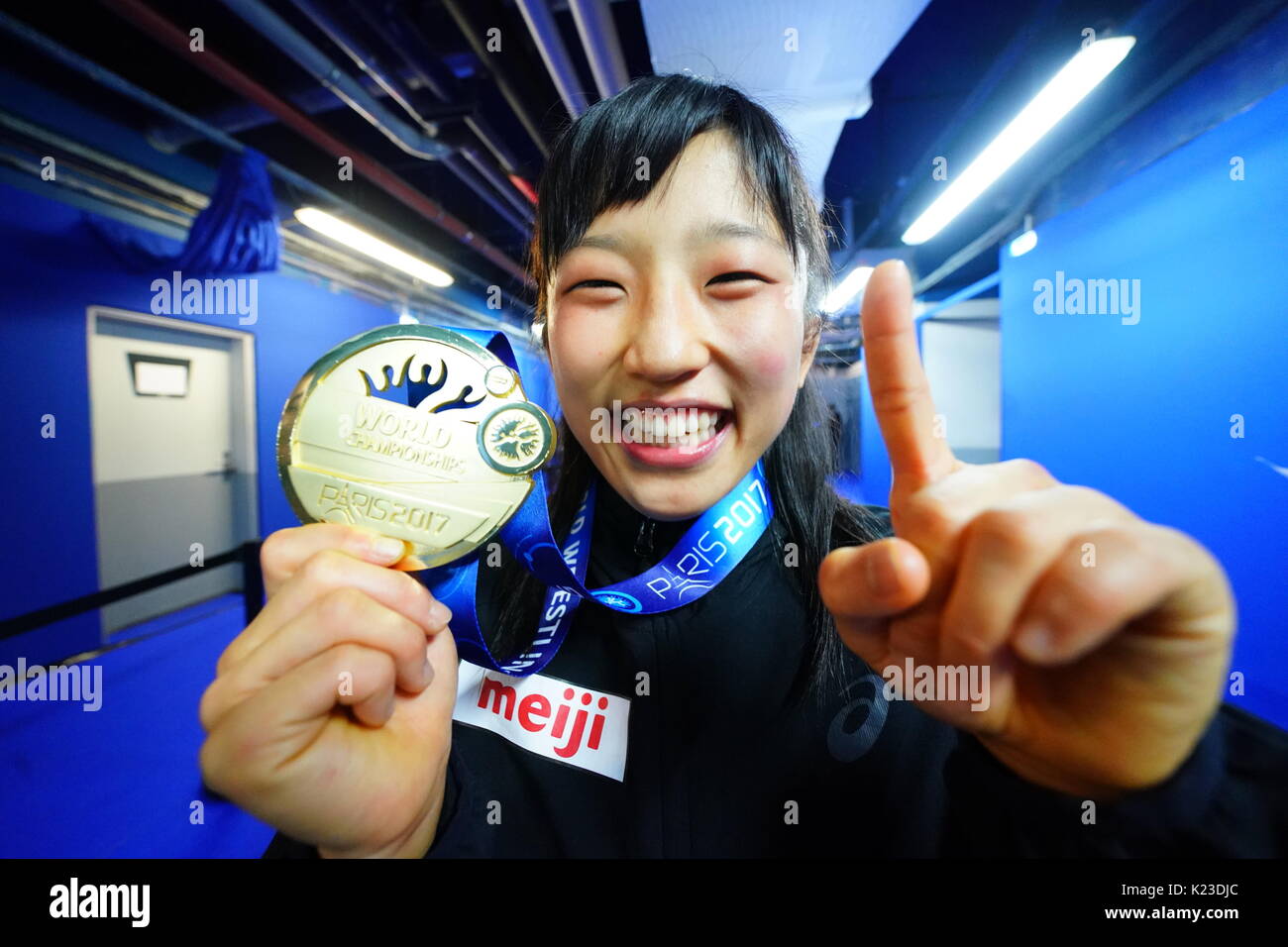 Paris, France. 24th Aug, 2017. Yui Susaki (JPN) Wrestling : Yui Susaki ...