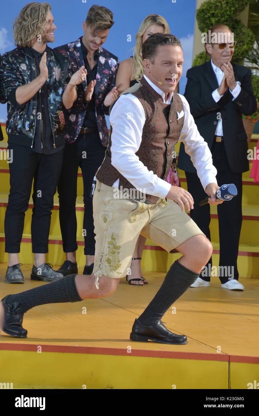 Rust, Germany, 27th August, 2017, Das Erste ARD TV Show "Immer wieder Sonntags" Featuring Stefan ...