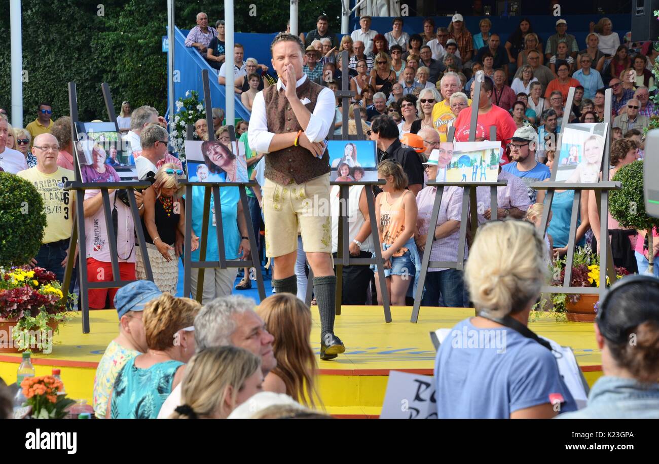 Rust, Germany, 27th August, 2017, Das Erste ARD TV Show "Immer wieder Sonntags" Credit ...