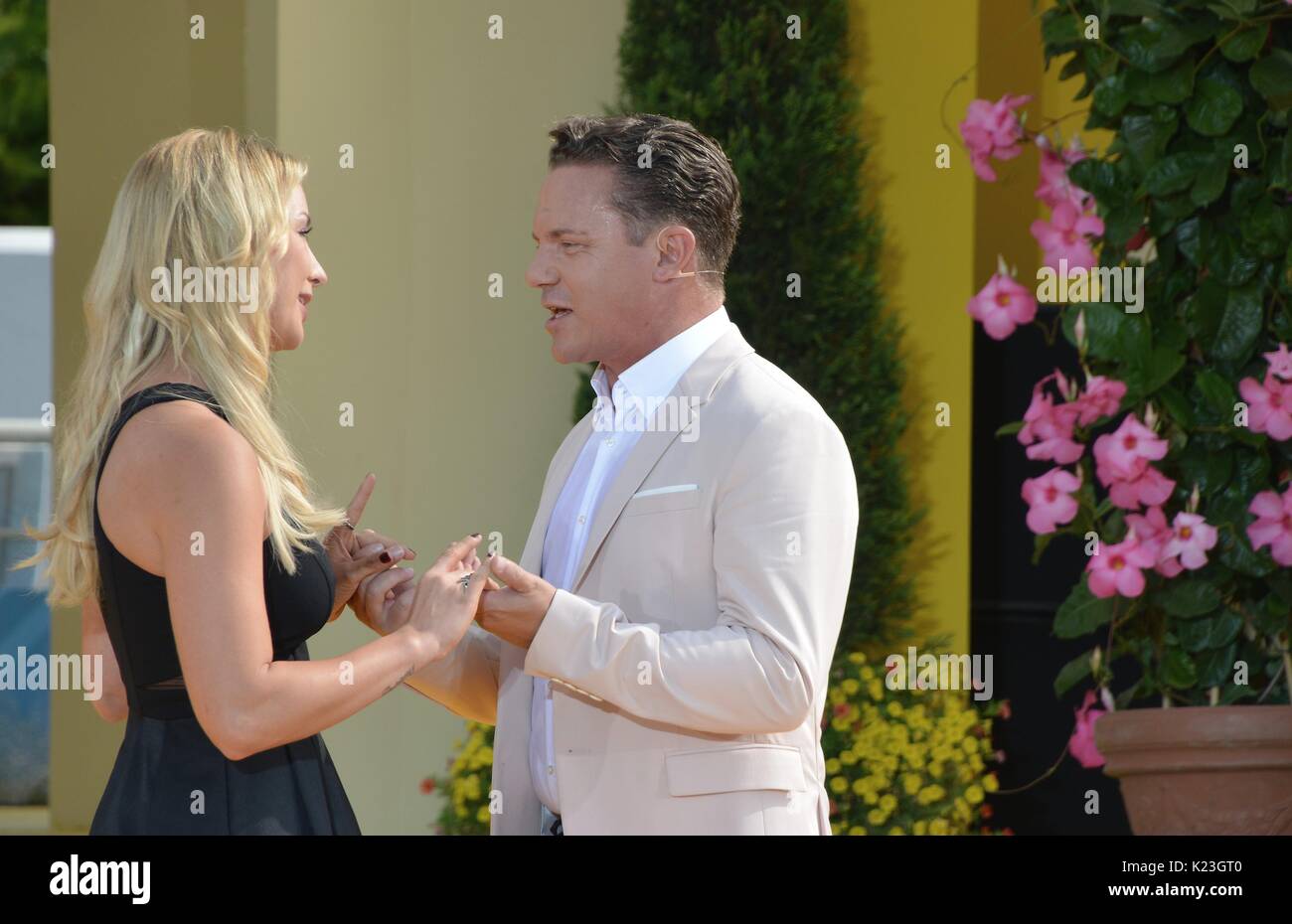 Rust, Germany, 27th August, 2017, Das Erste ARD TV Show "Immer wieder Sonntags" Featuring ...