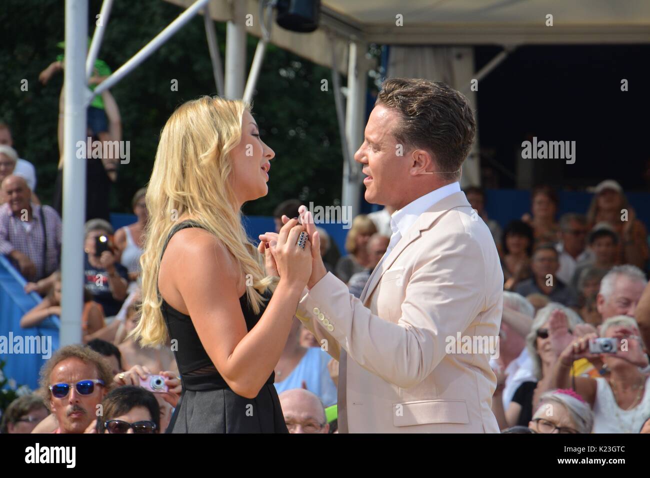 Rust, Germany, 27th August, 2017, Das Erste ARD TV Show "Immer wieder Sonntags" Featuring ...