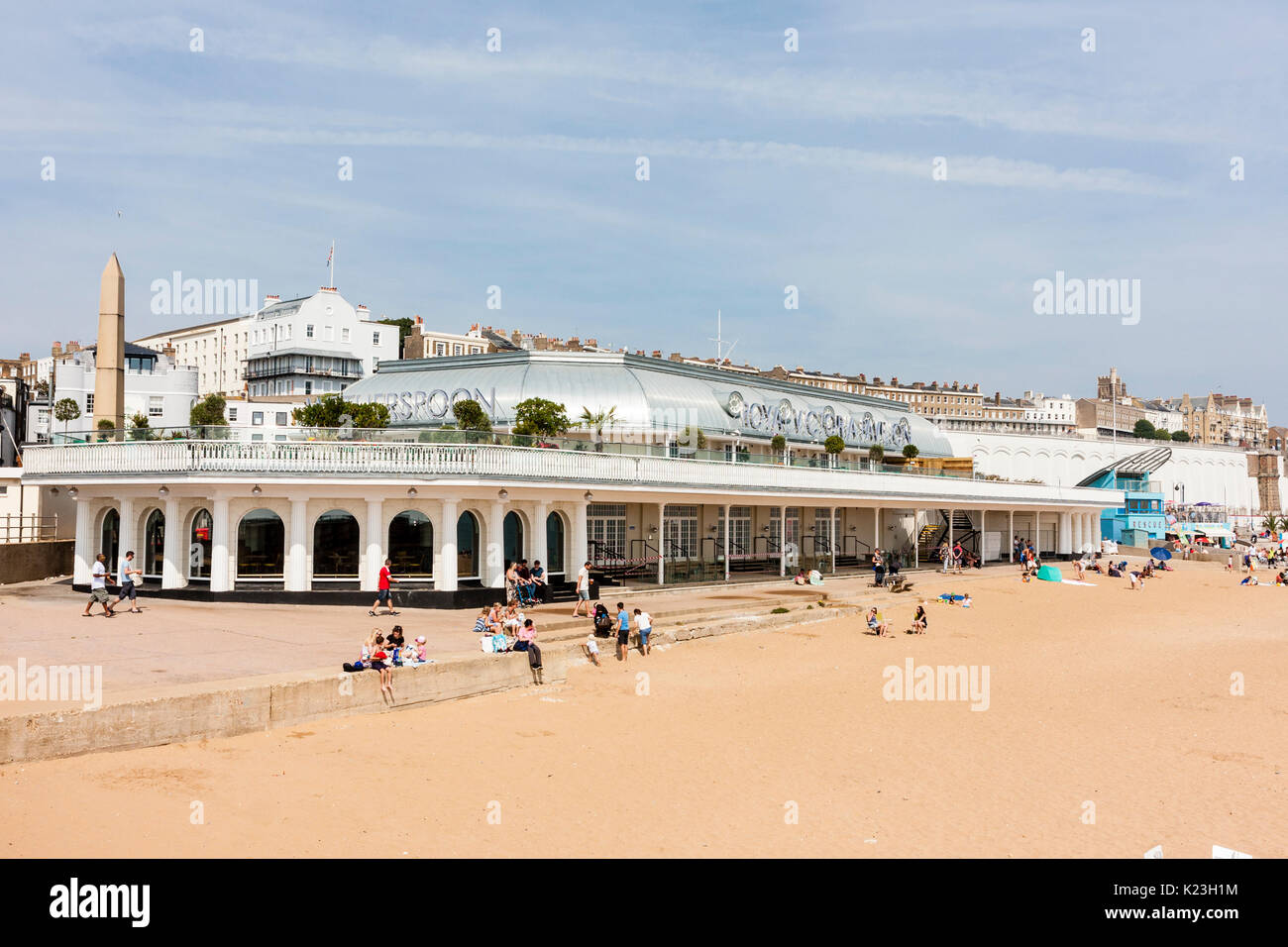 The Victorian Pavilion on the seafront at Ramsgate, restored by ...