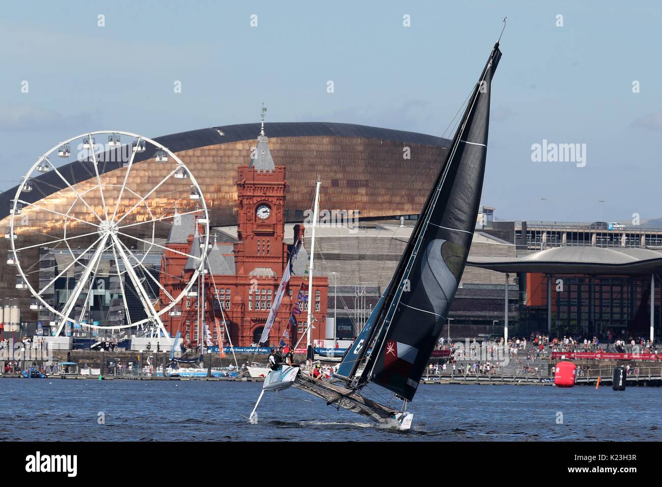 Cardiff, UK. 28th Aug, 2017. Bank holiday Monday 28th August 2017 ...