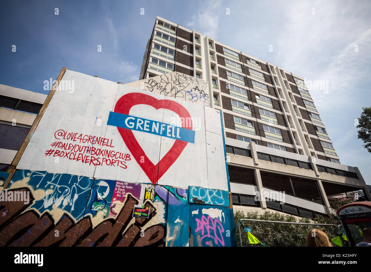 Accident council block flats sign hi-res stock photography and images ...