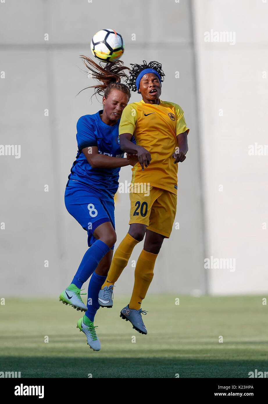 Budapest, Hungary. 28th Aug, 2017. Barbara Toth #8 of MTK Hungaria FC ...