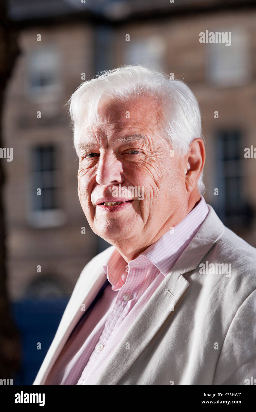 Edinburgh, UK. 28th August 2017. John Simpson, the English foreign ...