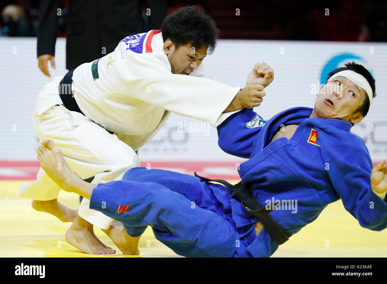 Budapest, Hungary. 28th Aug, 2017. (L-R) Ryuju Nagayama (JPN ...