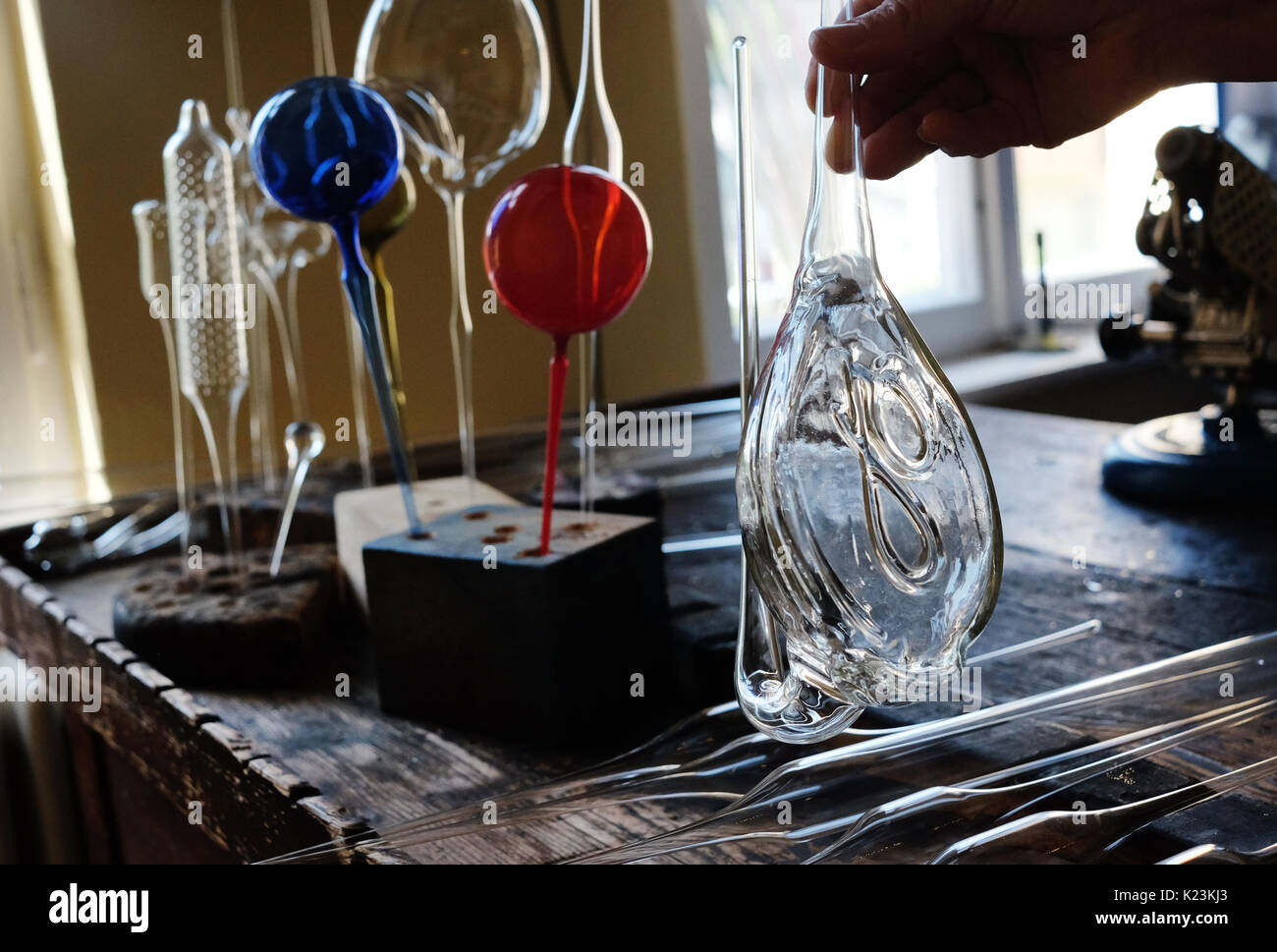 Glass museum and goethe house in stuetzerbach hi-res stock photography ...