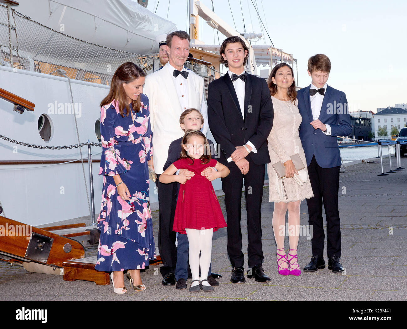 Copenhagen, Denmark. 28th Aug, 2017. Prince Joachim and Princess Marie ...