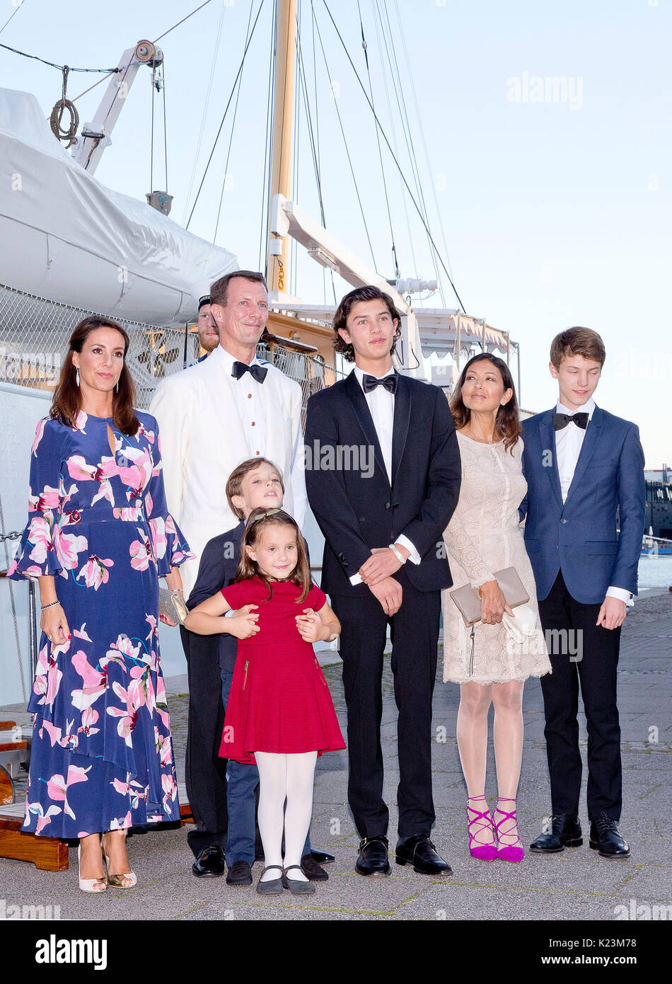 Copenhagen, Denmark. 28th Aug, 2017. Prince Joachim and Princess Marie ...