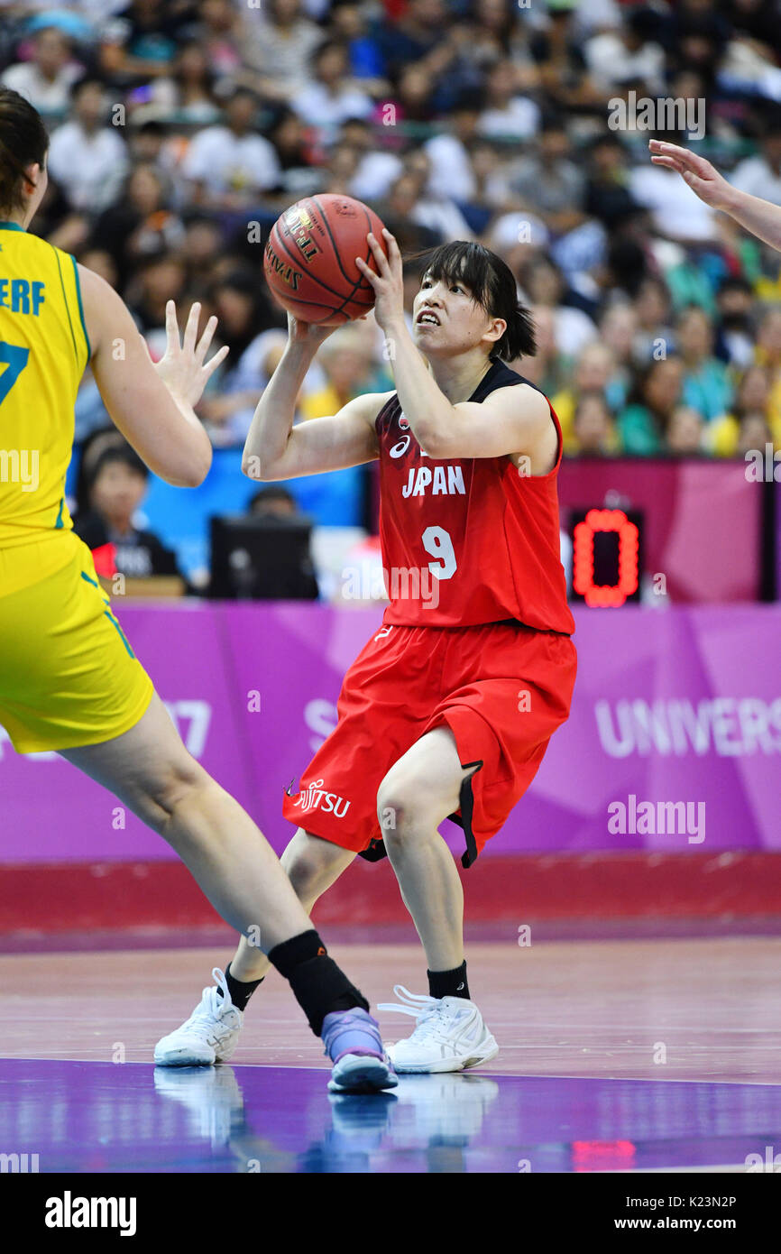 Taipei Arena, Taipei, Taiwan. 28th Aug, 2017. Saki HayashI (JPN), AUGUST 28, 2017 - Basketball ...