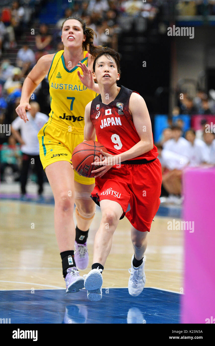 Taipei Arena, Taipei, Taiwan. 28th Aug, 2017. Saki HayashI (JPN), AUGUST 28, 2017 - Basketball ...