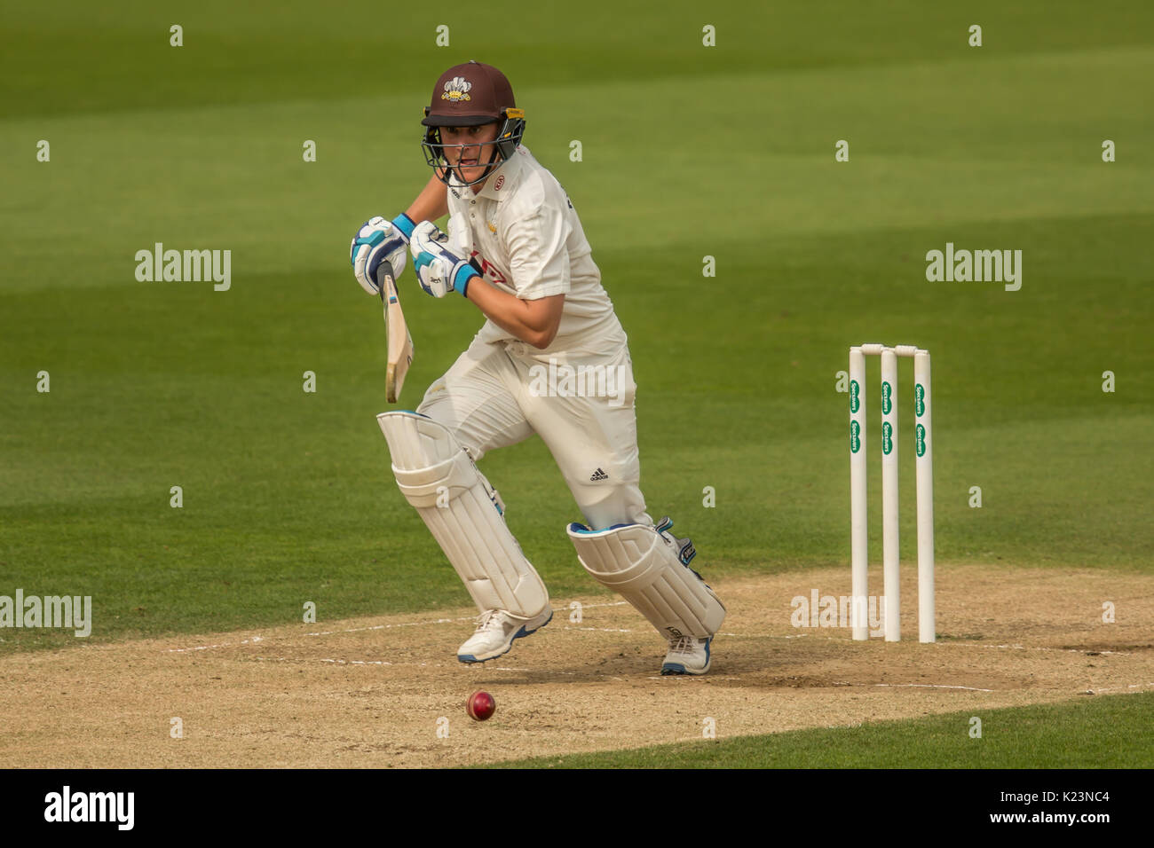 London, UK. 29th Aug, 2017. Scott Borthwick batting for Surrey against ...