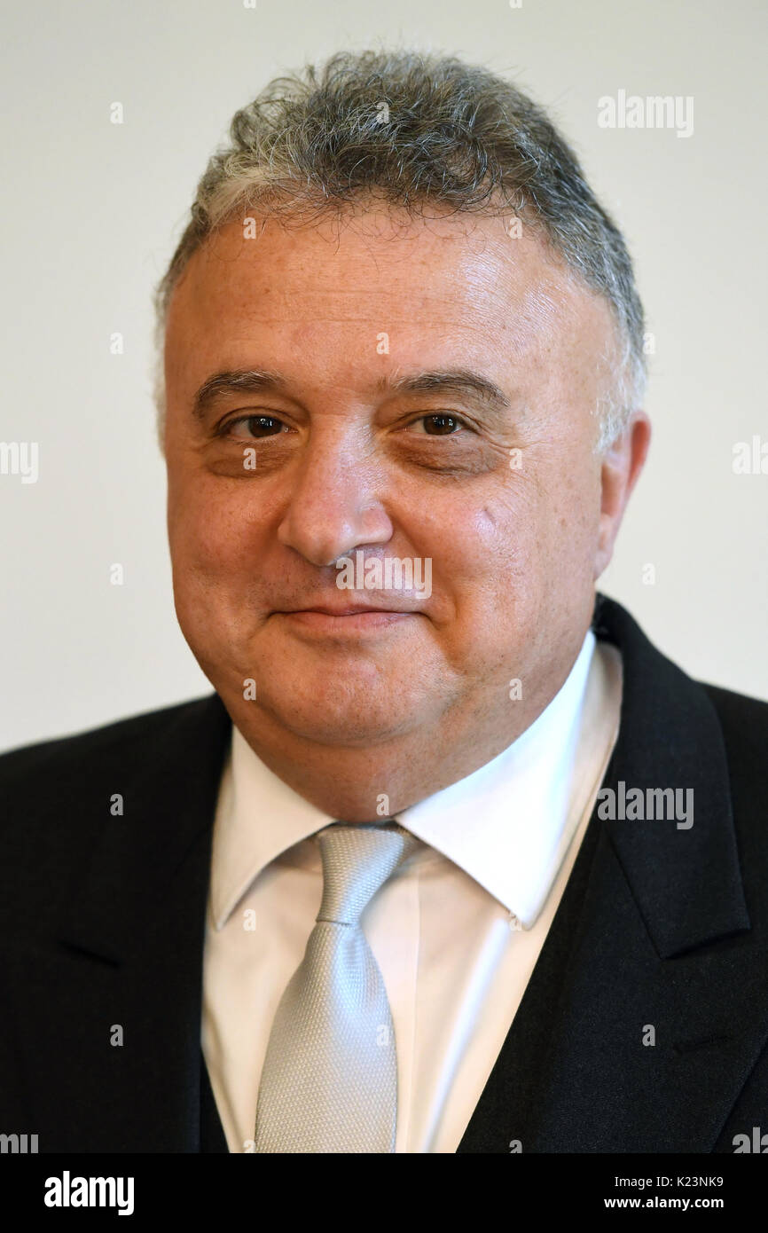 Berlin, Germany. 29th Aug, 2017. The new Israeli ambassador, Jeremy ...