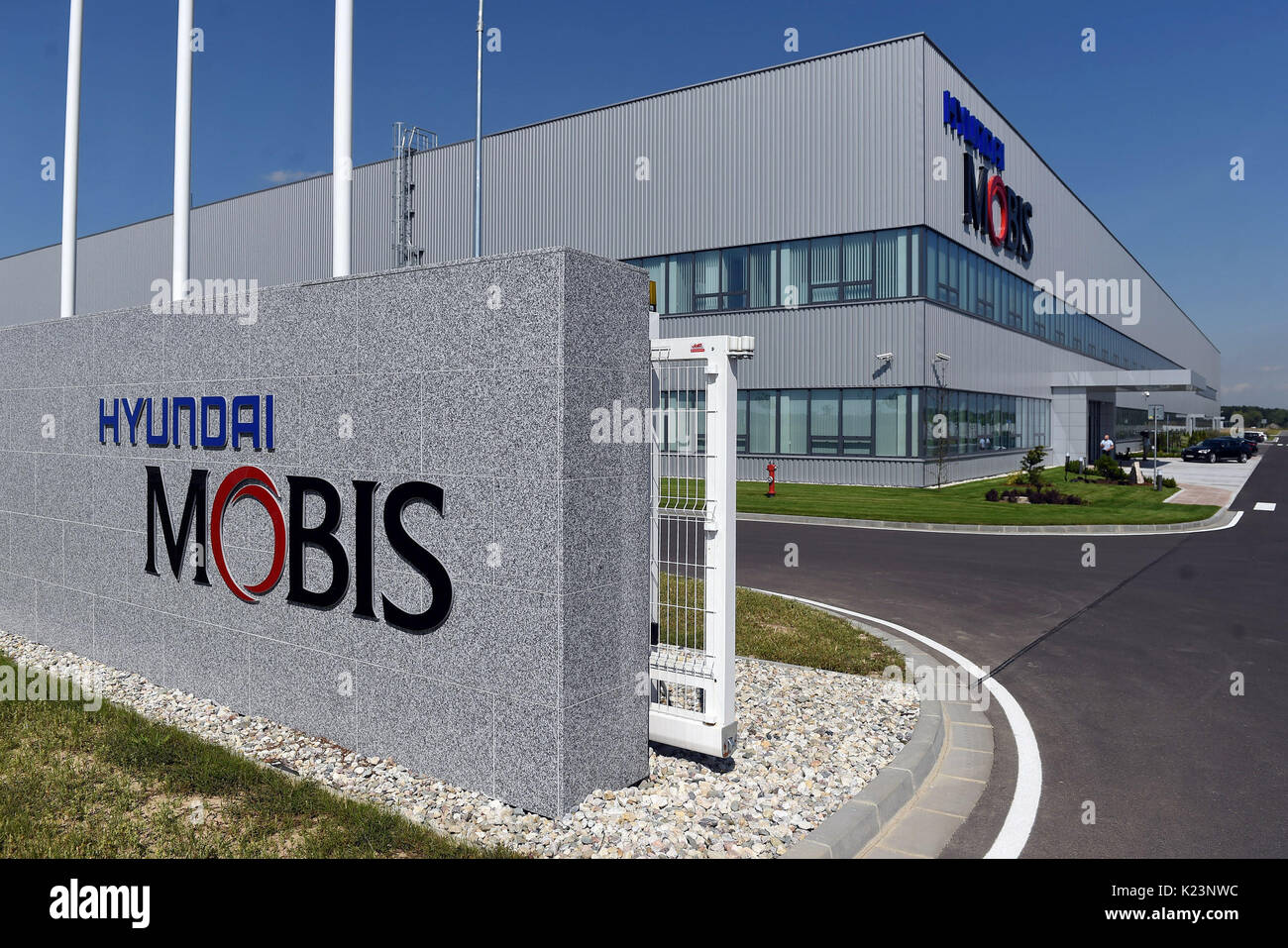 Hyundai Mobis's new headlight production plant is seen in Mosnov, Czech ...