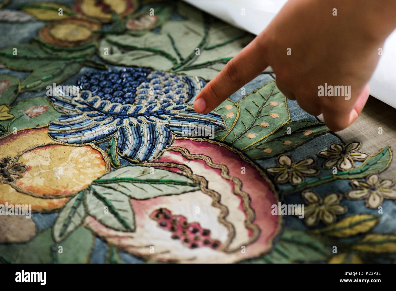 Geologist Yamna Ramdani, who is currently doing her PhD, and Antje ...