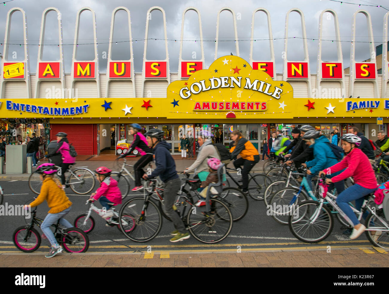 Blackpool, Lancashire, UK. 29th August, 2017. Ride the Lights ...