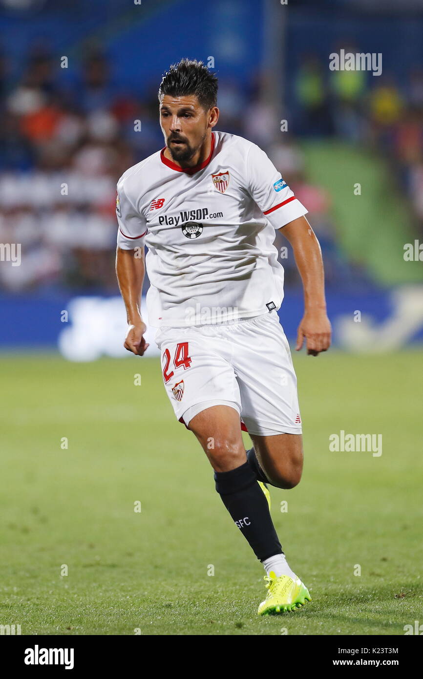 Getafe, Spain. 27th Aug, 2017. Nolito (Sevilla) Football/Soccer ...