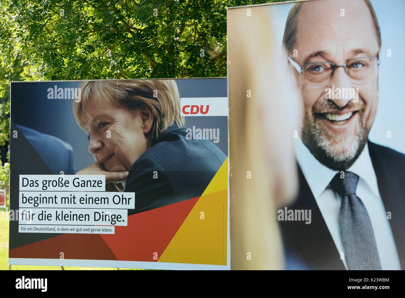 Election posters for the elections to the german Bundestag, Germany ...