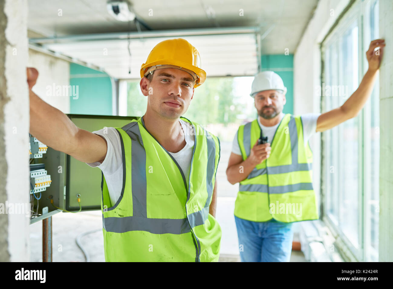 Professional Builders Team Stock Photo - Alamy