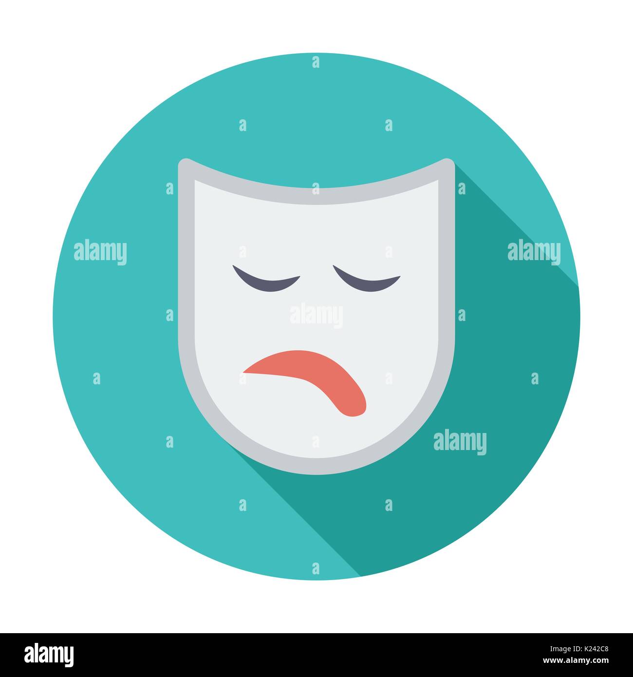 Facial mask color icon Cut Out Stock Images & Pictures - Alamy