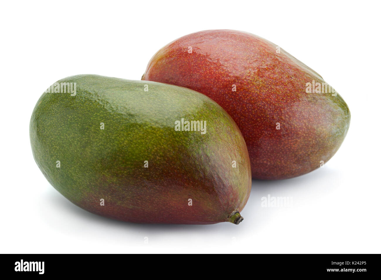 Mango tropical fruit isolated on white background Stock Photo - Alamy