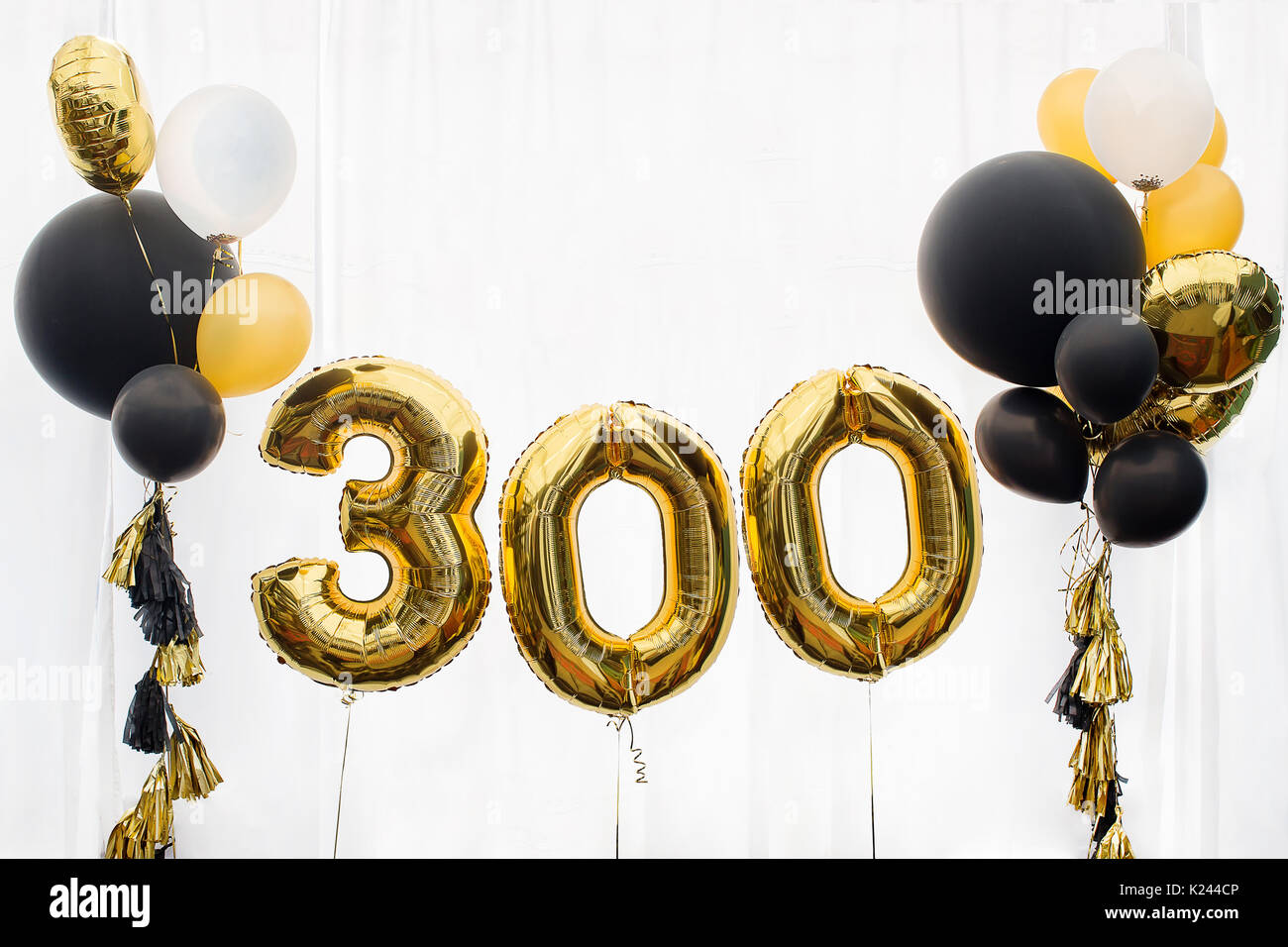 Decoration for 300 on a white background Stock Photo - Alamy