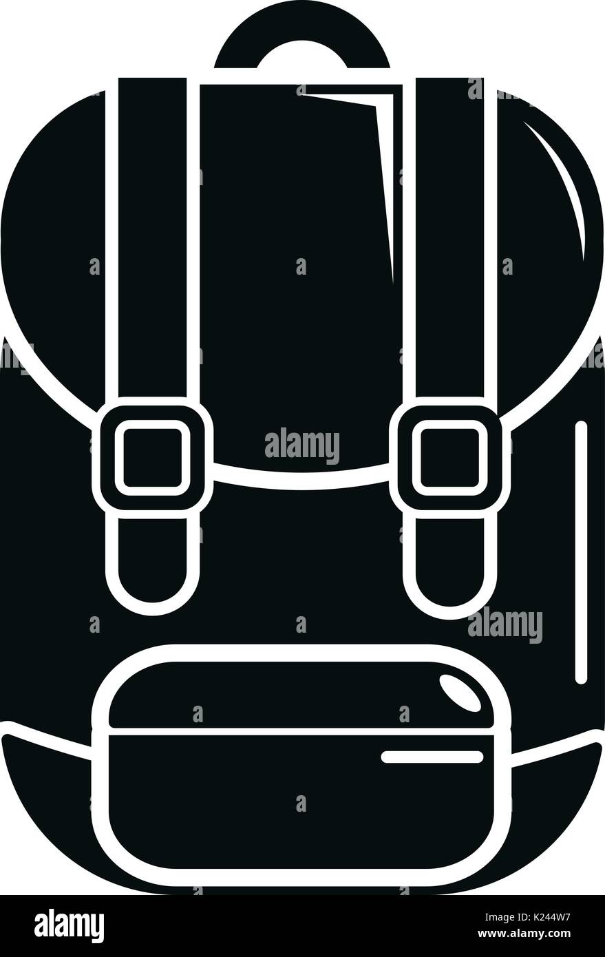 Backpack icon, simple black style Stock Vector Image & Art - Alamy