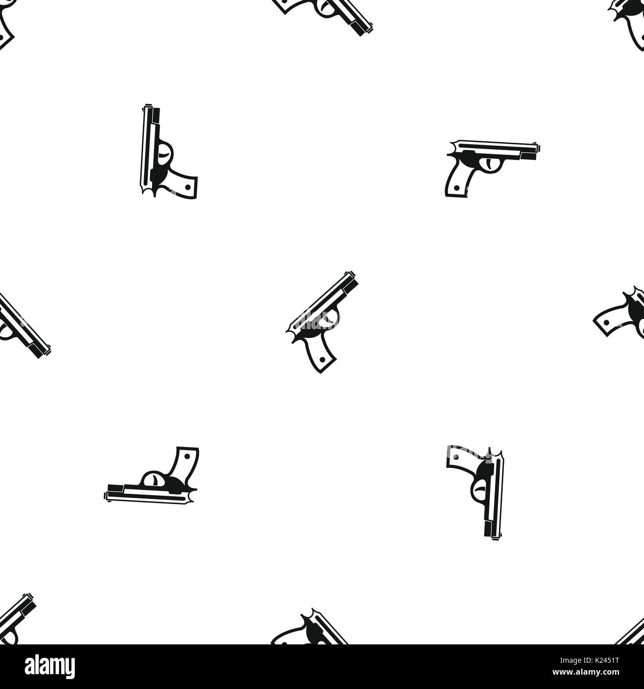 Gun pattern seamless black Stock Vector Image & Art - Alamy