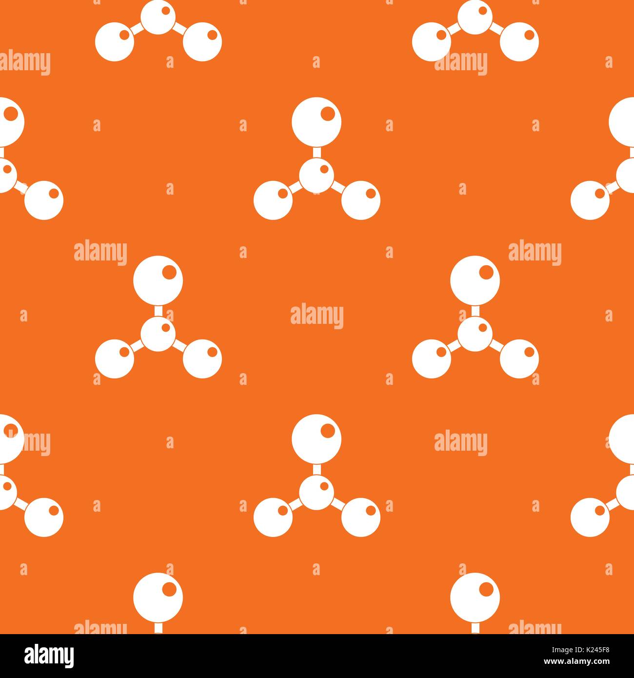 Chemical and physical molecules pattern seamless Stock Vector Image ...